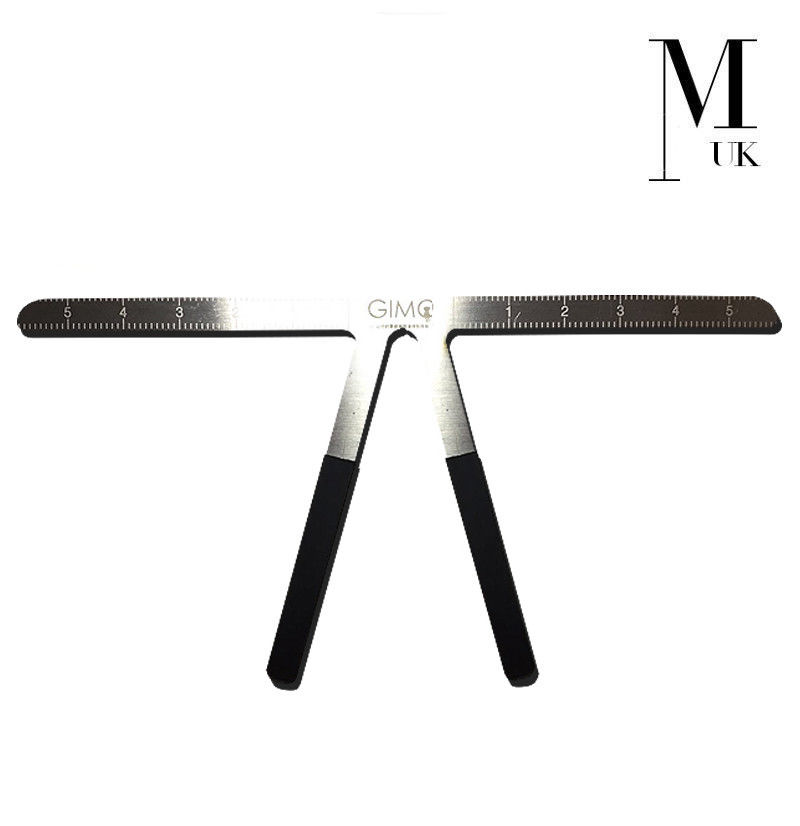 Stainless Steel Microblading Ruler - SPMU Guide - Professional ...