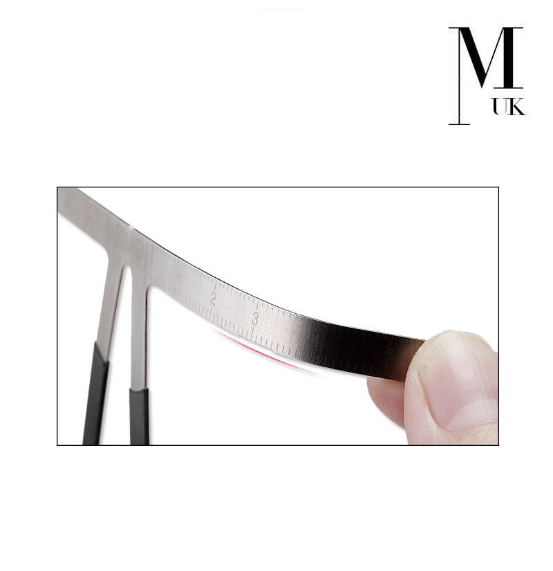 Stainless Steel Microblading Ruler - SPMU Guide - Professional ...
